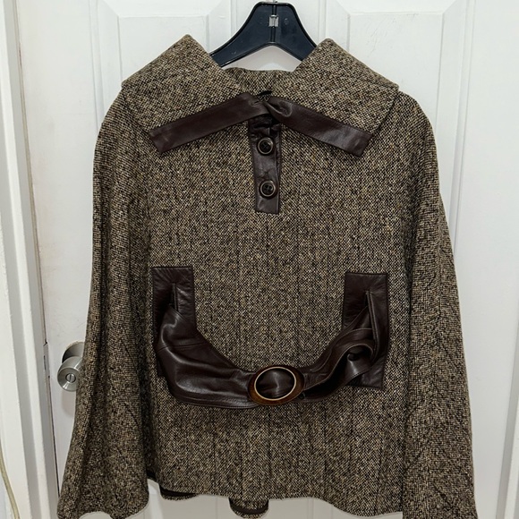 Mackage | Jackets & Coats | Mackage Tweed Cape | Poshmark